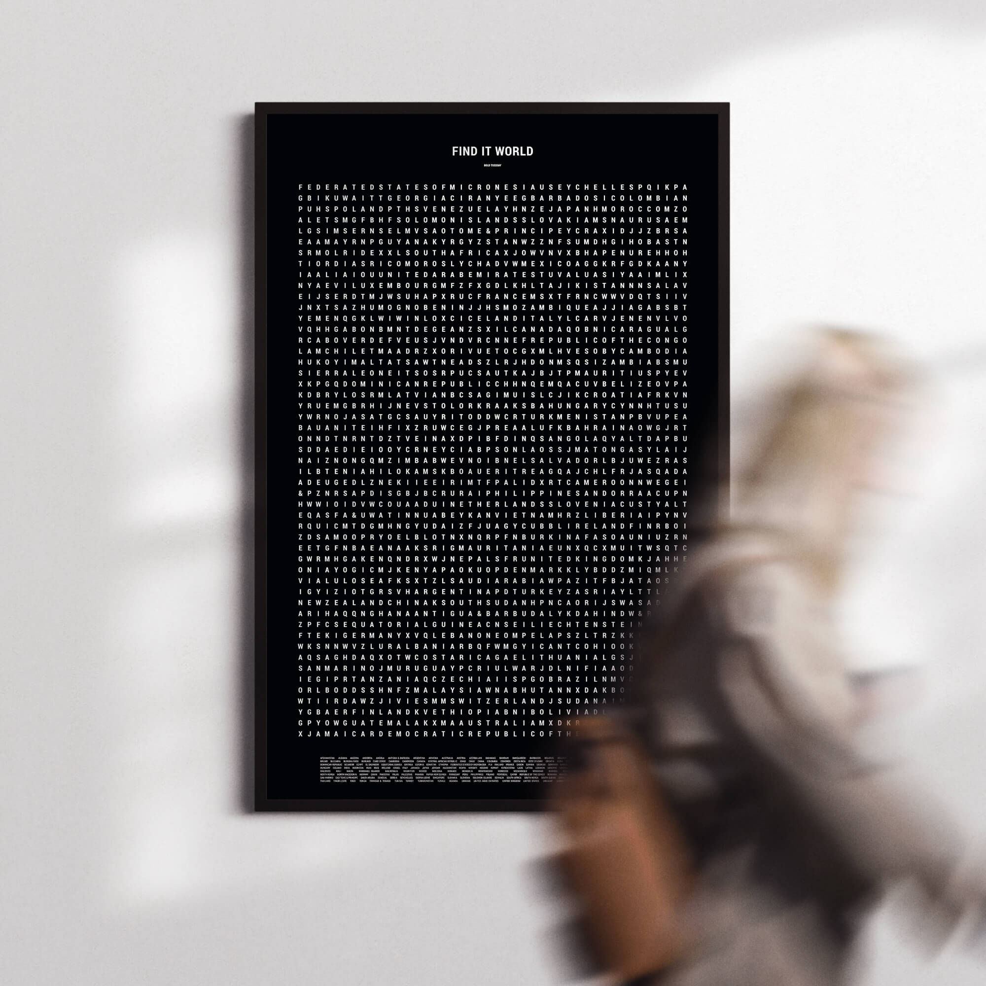 Highlight Visited Countries Travel Map Poster (196 Countries!) – Bold ...